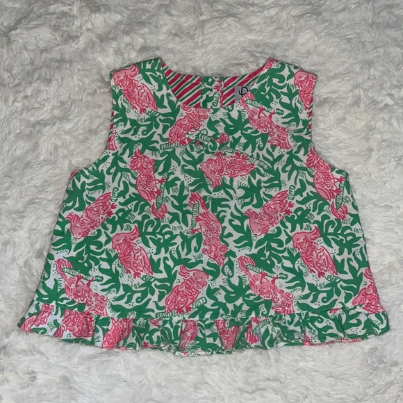 Lilly Pulitzer | Shirts & Tops | Vintage Lilly Pulitzer Parrot Print ...